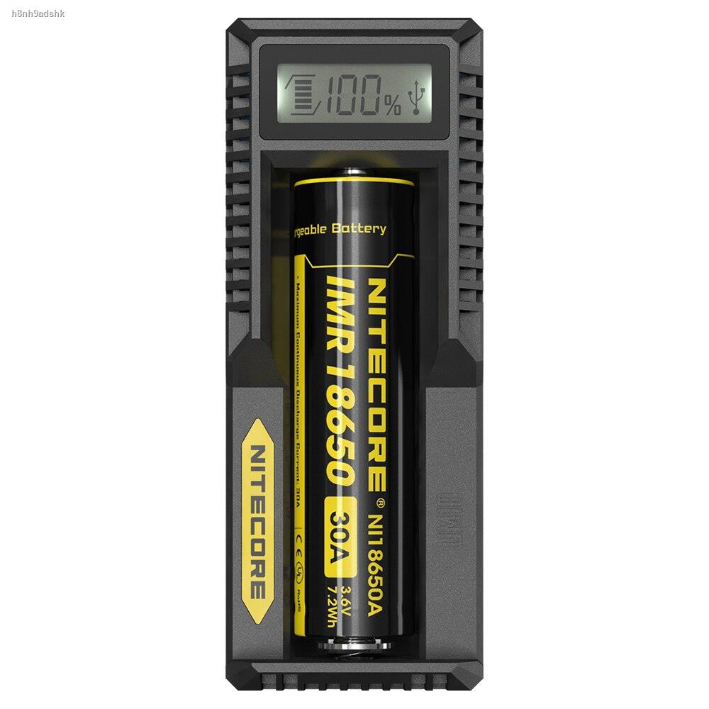 100% Original Nitecore UM10 Digital Smart USB Charger 18650 17650 17670 ...