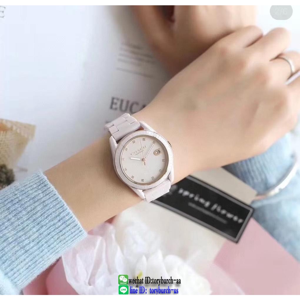 Coach Preston tide ceramic quartz watch waterproof dress watch ...