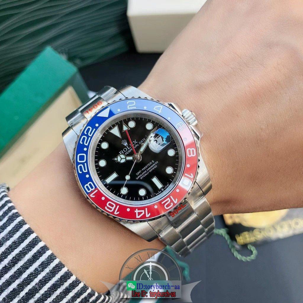 Rolex GMT-Master Ⅱ men's chrono automatic mechanical watch 8215 ...