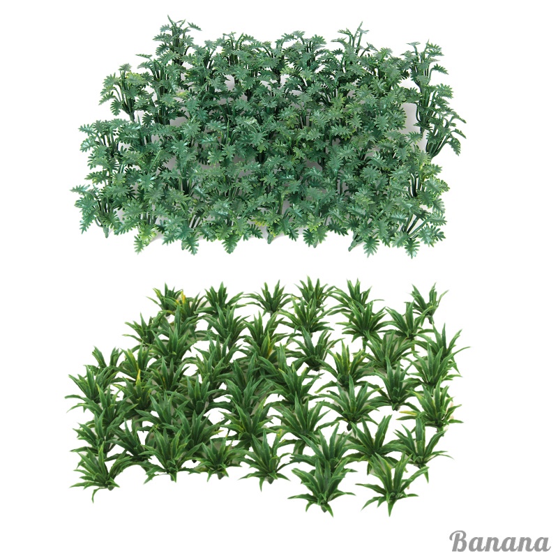 [12] 100pcs Green Scenery Landscape Model Grass Diorama Layout 2 Types ...