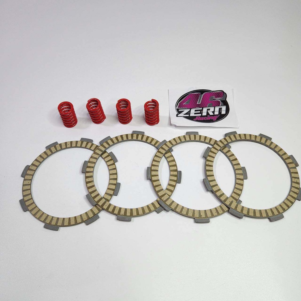 แผ่นครัช ทองเหลืองอย่างดี 4 แผ่น + สปริงกดครัช 4 ตัวกดได้หมื่นครั้งไม่ ...