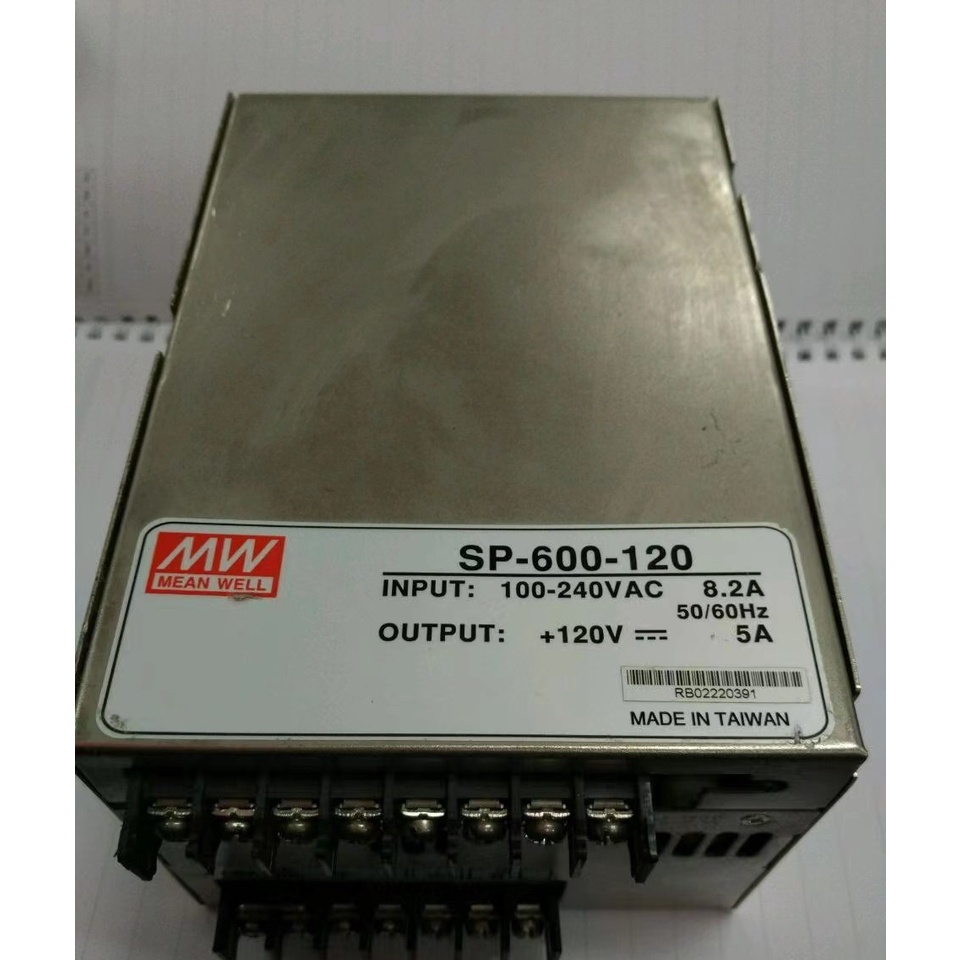 สวิตซ์ชิ่ง120V Meanwell SP-600-120 มือสองพาวเวอร์ซัพพลาย LED Strip CCTV เครื่องCNC Power Supply ...
