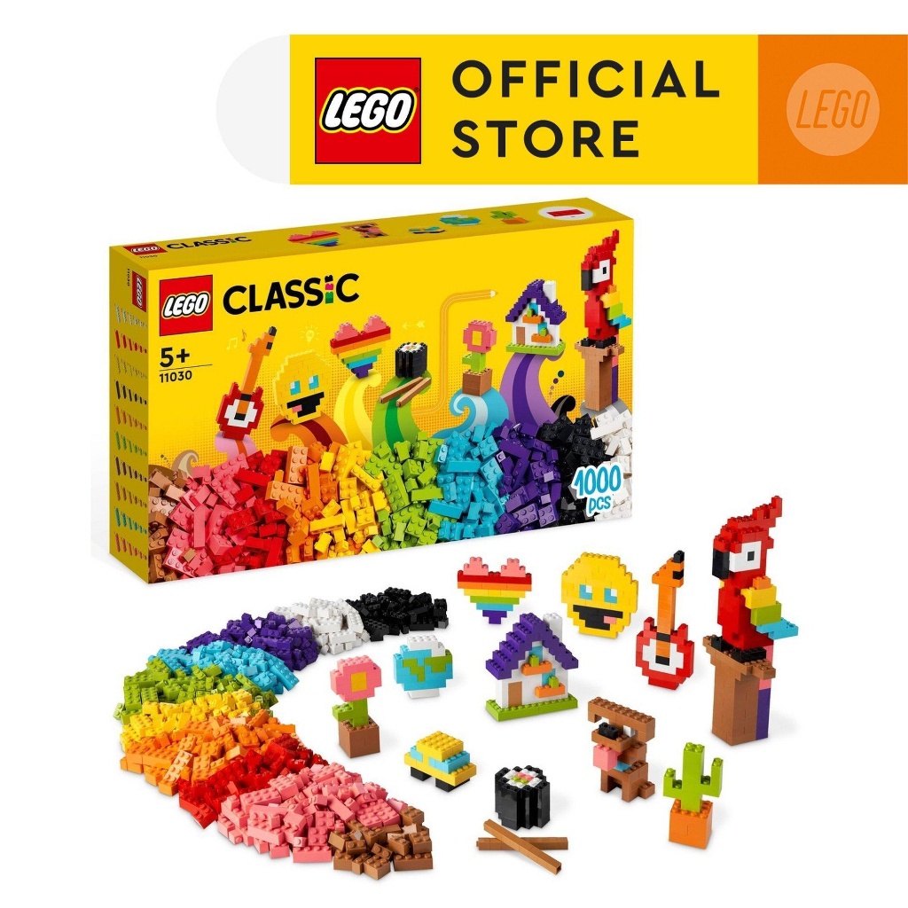 LEGO Classic 11030 Lots of Bricks Building Toy Set (1000 Pieces ...