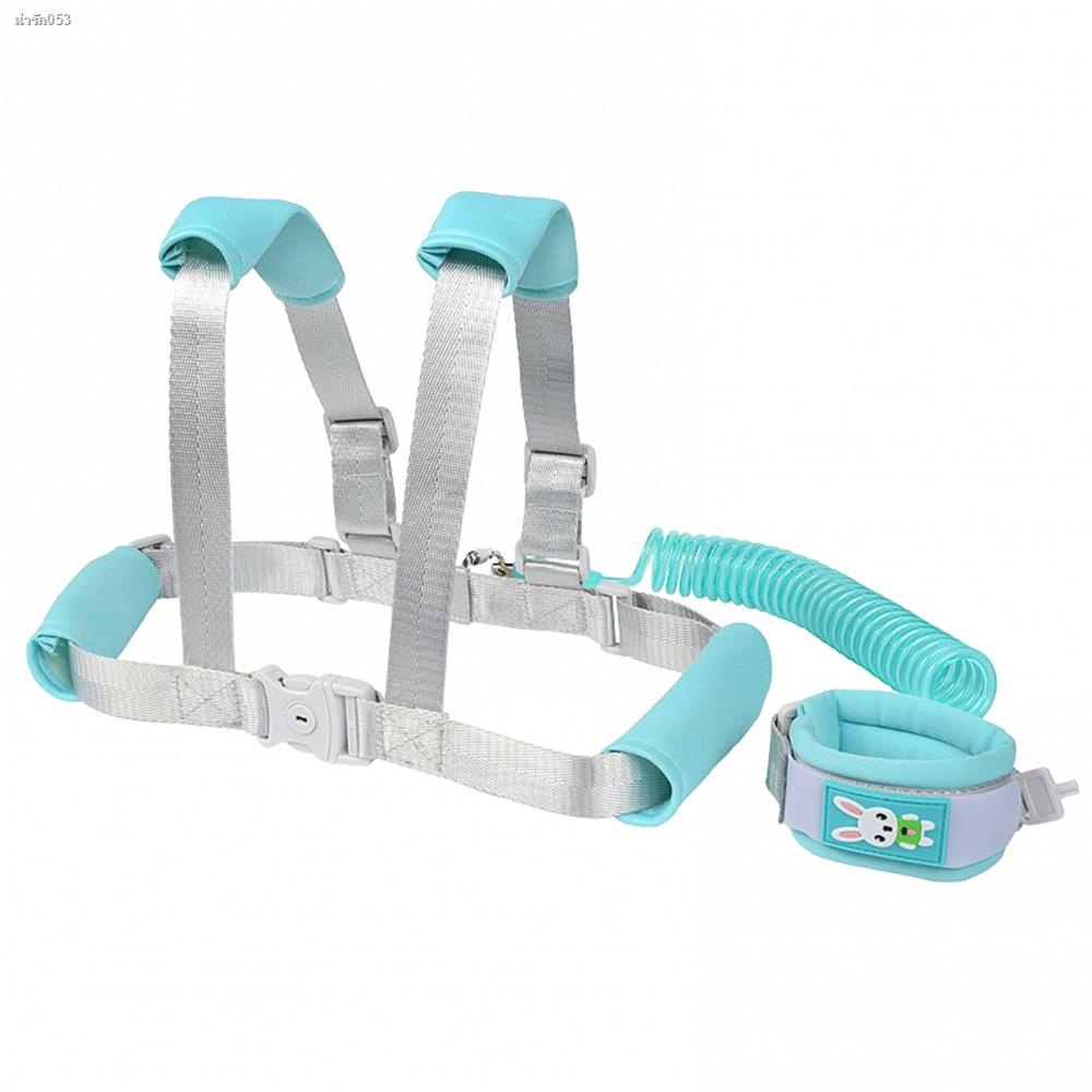 สายจูงเด็กวัยหัดเดินแบบ 2-in-1 Kids Anti-Lost Wrist Link Child Lockable ...