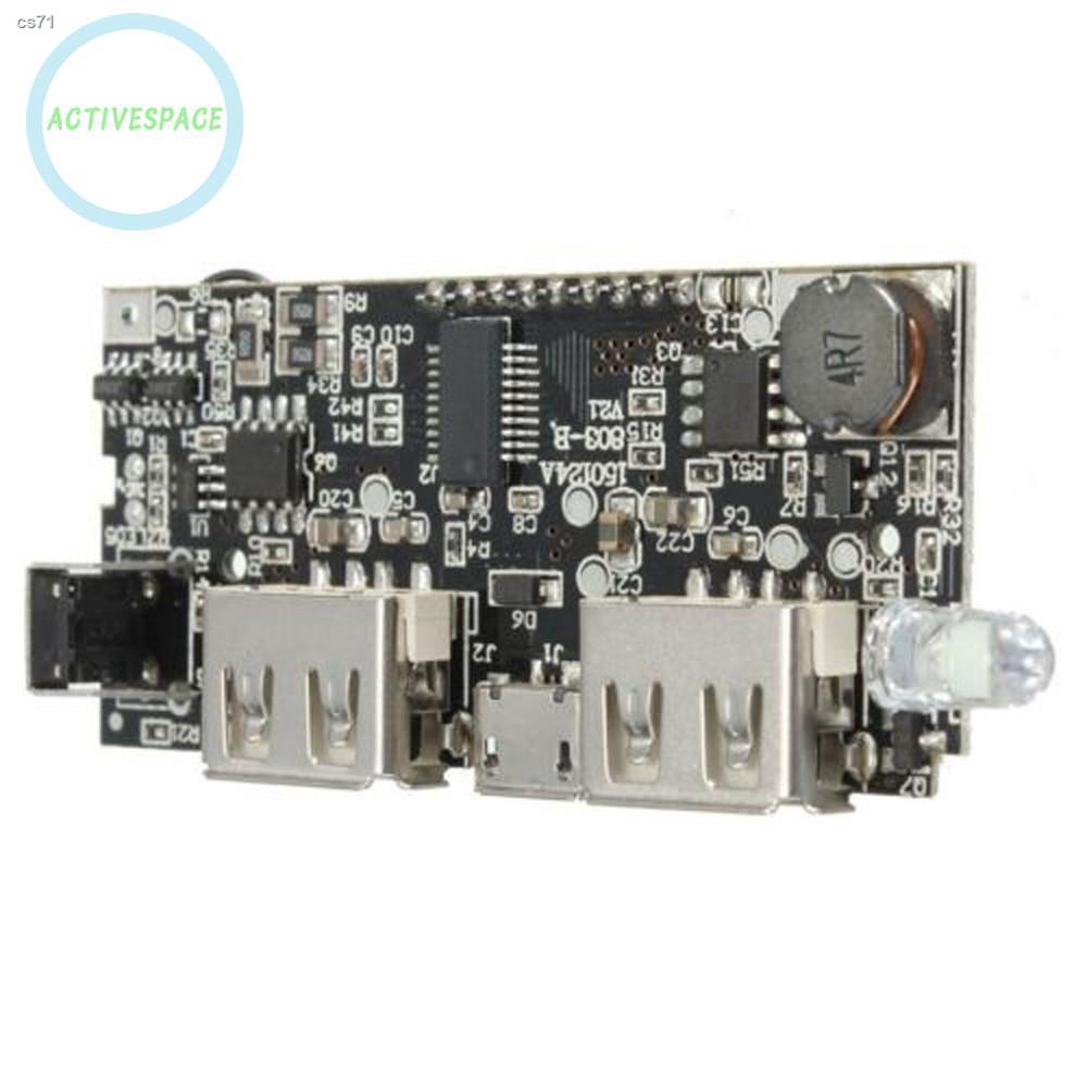 Dual USB 5V 1A 2.1A Mobile Power Bank 18650 Battery Charger PCB Module Board | Shopee Thailand
