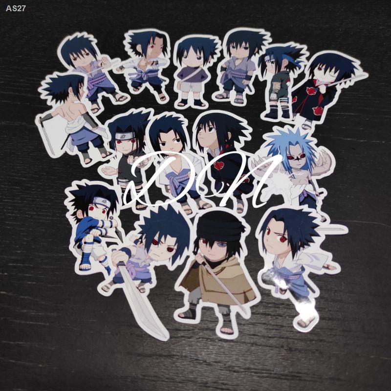 15pcs sasuke anime Character Paper sticker sticker sasuke sticker ...