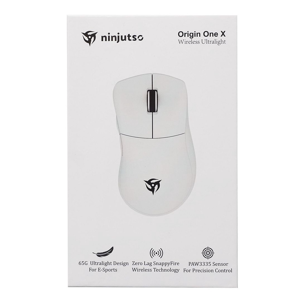 Ninjutso Origin One X Wireless Ultralight Gaming Mouse NM002 (White ...