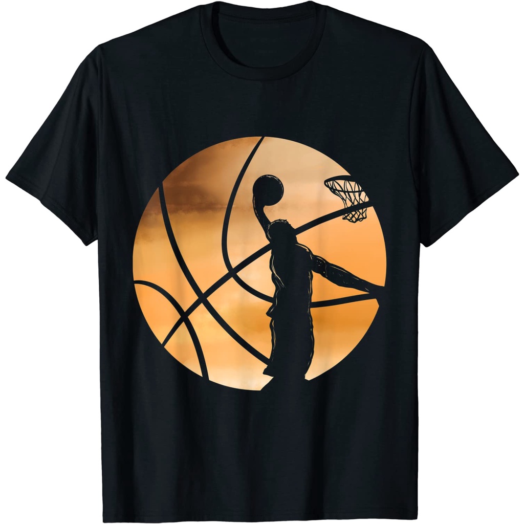 Sundown Basketball Dunkin Shadow Basket Board T-Shirt : Sports ...