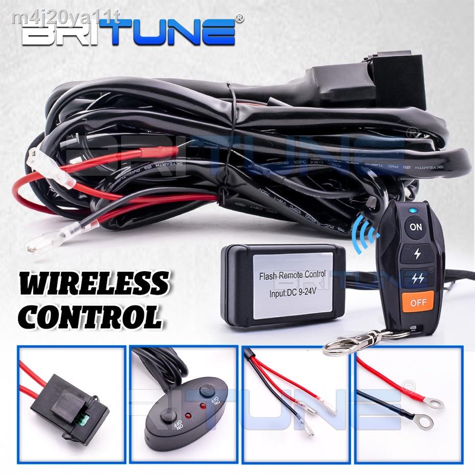 Car Motorcycle Flash Remote Control Wiring Harness Relay 12V/24V 40A ...
