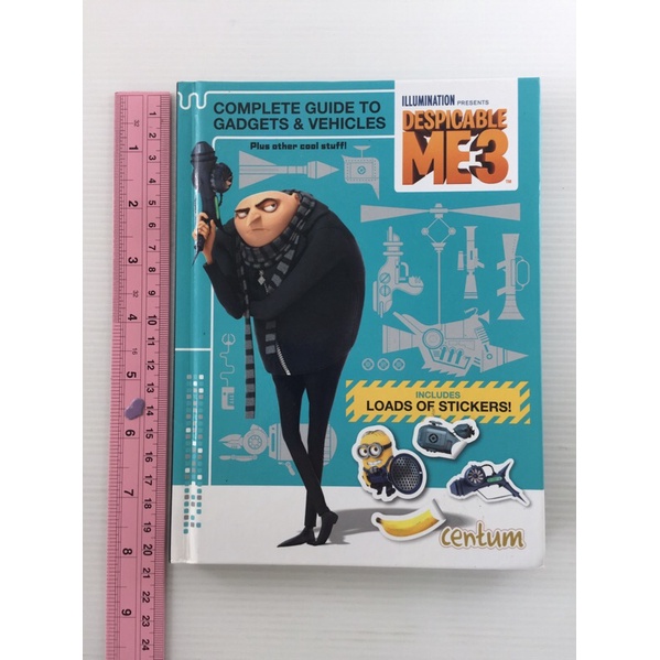 Despicable me 3 includes loads of stickers หนังสือภาษาอังกฤษมือสองปก ...