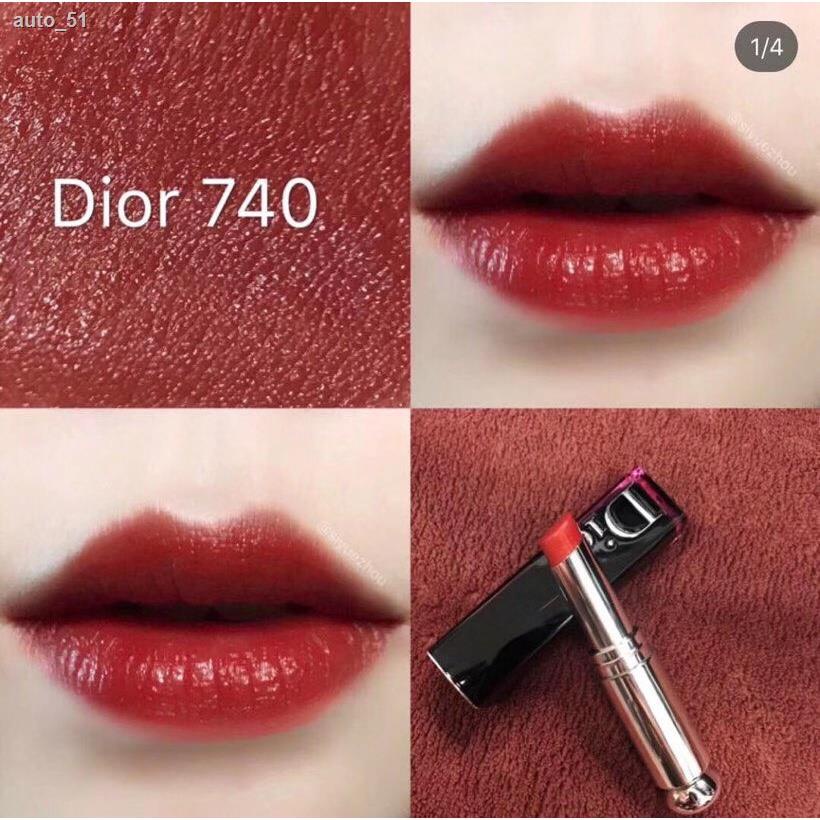 ตัวอย่างลิปสติก Dior Addict Lacquer Stick 740# | Shopee Thailand