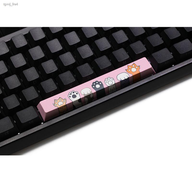 DOU SpaceBar Keycap PBT Five Sides Dye-Subbed Spacebar 6.25U Cherry ...