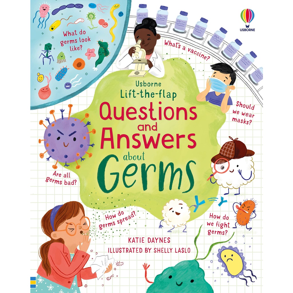 Asia Books หนังสือภาษาอังกฤษ LIFT-THE-FLAP Q&A ABOUT GERMS | Shopee ...
