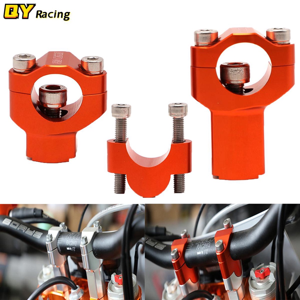 รถจักรยานยนต์ Handlebar Riser Bar Clamp Mount สำหรับ KTM EXC EXCF SX ...
