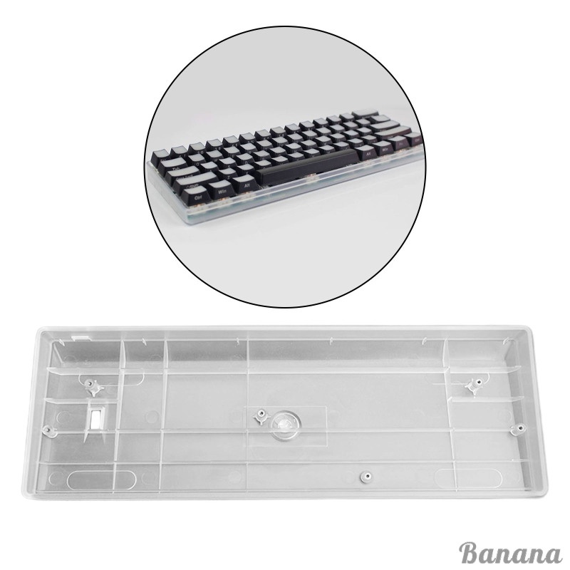 60% Compact Durable Plastic Mechanical Keyboard Case Component ...