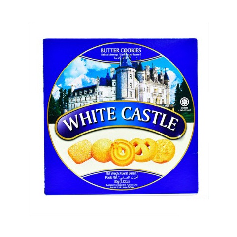 10 Boxes White Castle Butter Cookies 80G | Shopee Thailand