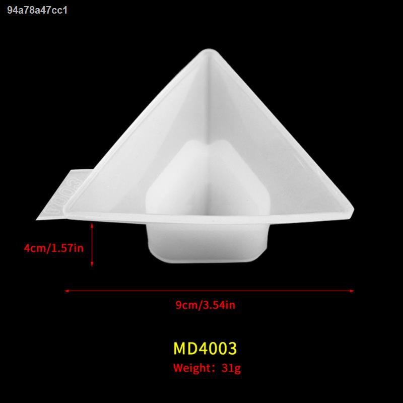 flgo Pyramid Resin Mold Silicon Pyramid Shape Silicone Mold Trigone DIY ...