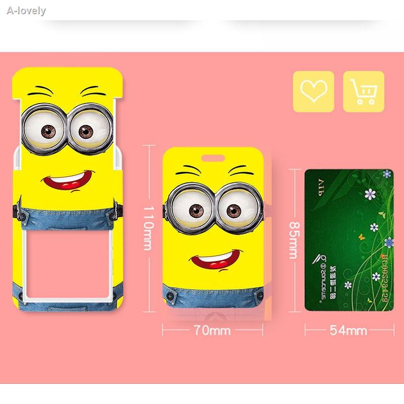 Minions Minion ID Card Holder Lanyard School Id Subway Bus Card Student ...
