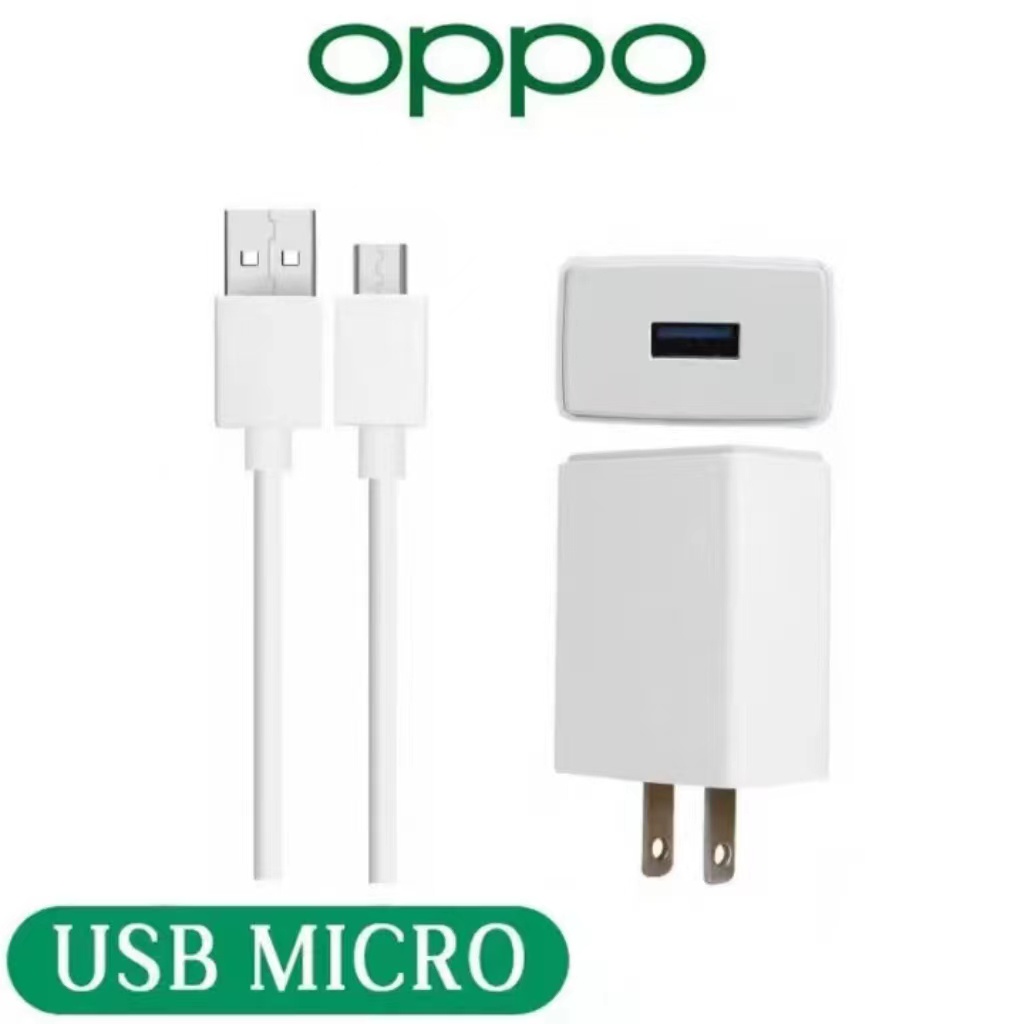 ชุดชาร์จ OPPO Micro USB สายชาร์จชาร์จเร็ว ชุดชาร์จ รองรับรุ่นF9 F5 r15 ...