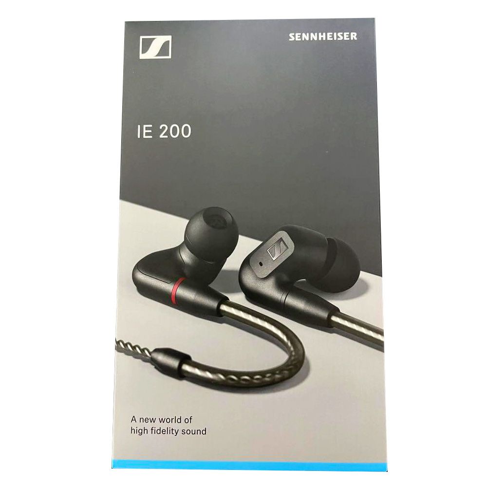 Sennheiser IE 200 High-Fidelity 3.5mm Wired In-Ear Audiophile Headphones (Black) | Shopee Thailand