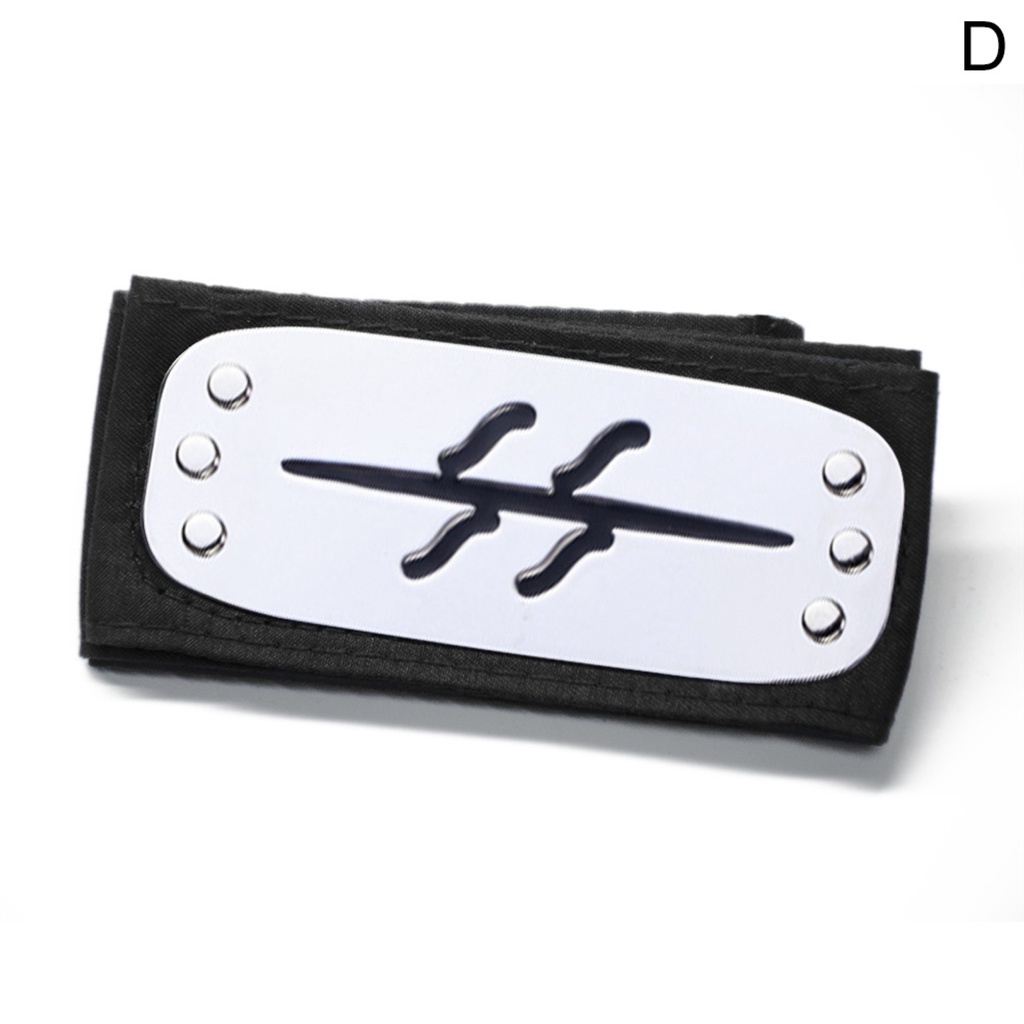 [B_398] Naruto Konoha Logo Forehead Protector Headgear Turban Decor ...