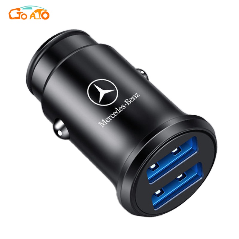 GTIOATO ที่ชาร์จในรถ หัวชาร์จเร็ว ที่ชาร์จในรถยนต์ 2พอร์ต USB 12-24V ...