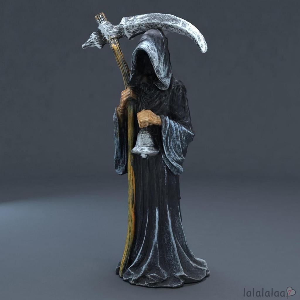 LAA7-Holy Death Statue Standing Religious Decorative Figurine Grim ...