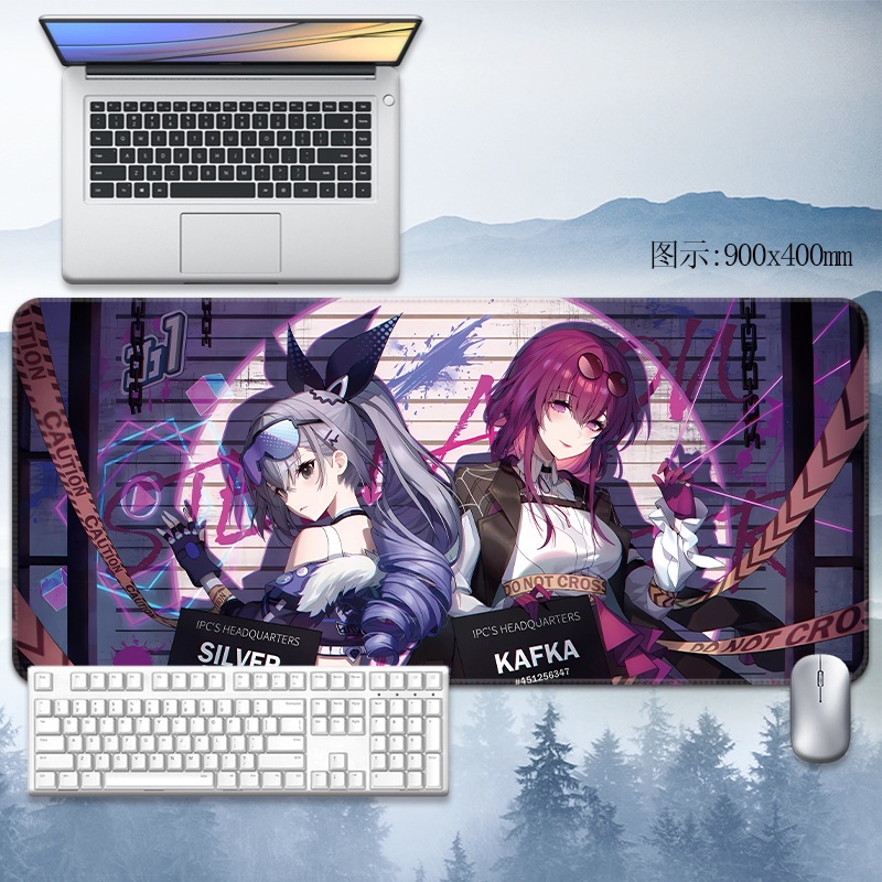 Kafka Mouse Pad Honkai: Star Rail table pad anime Silver Wolf animation ...