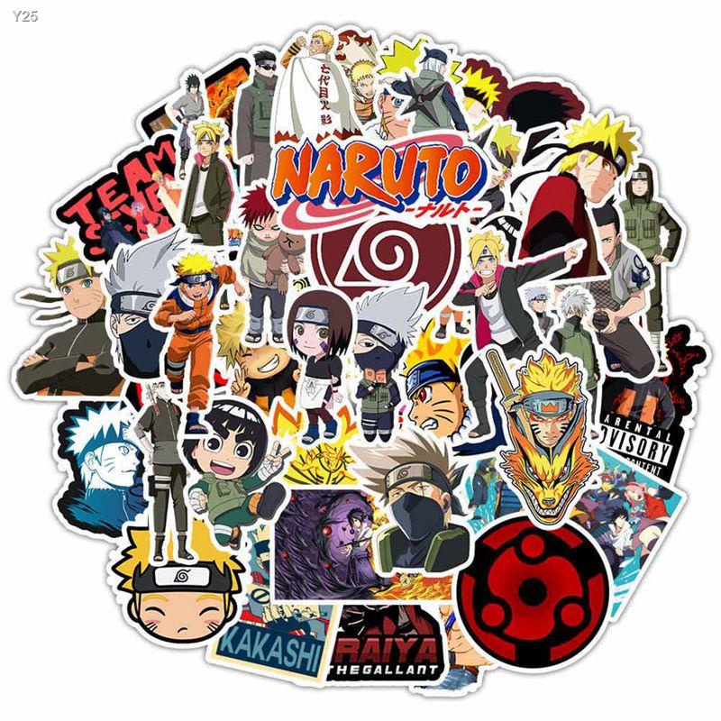 50pieces Anime Cartoon Stickers Dragon Ball Naruto Black Butler Jojo ...
