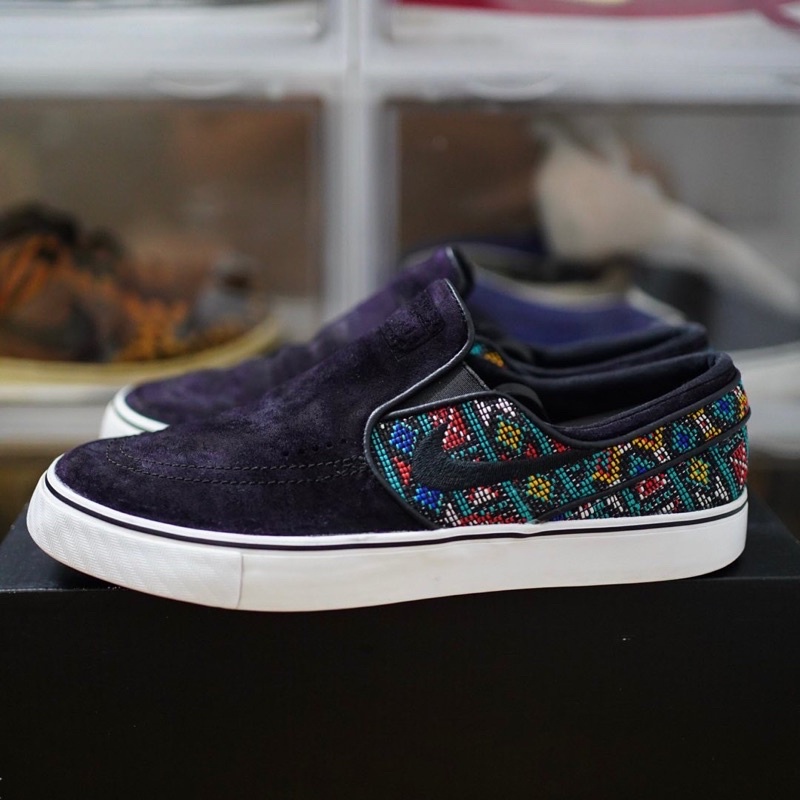 รองเท้าผ้าใบ nike ☃♕Nike SB Zoom Stefan Janoski Slip on Elite Aztec 9us ...