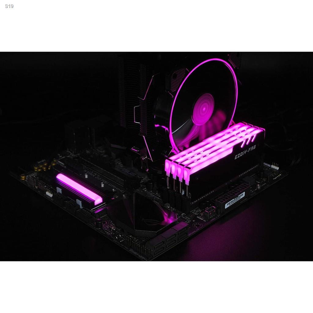 Ezdiy Fab 12v Rgb Memory Ram Cooler Ddr Heatsink Ddr3 Ddr4 Black 1