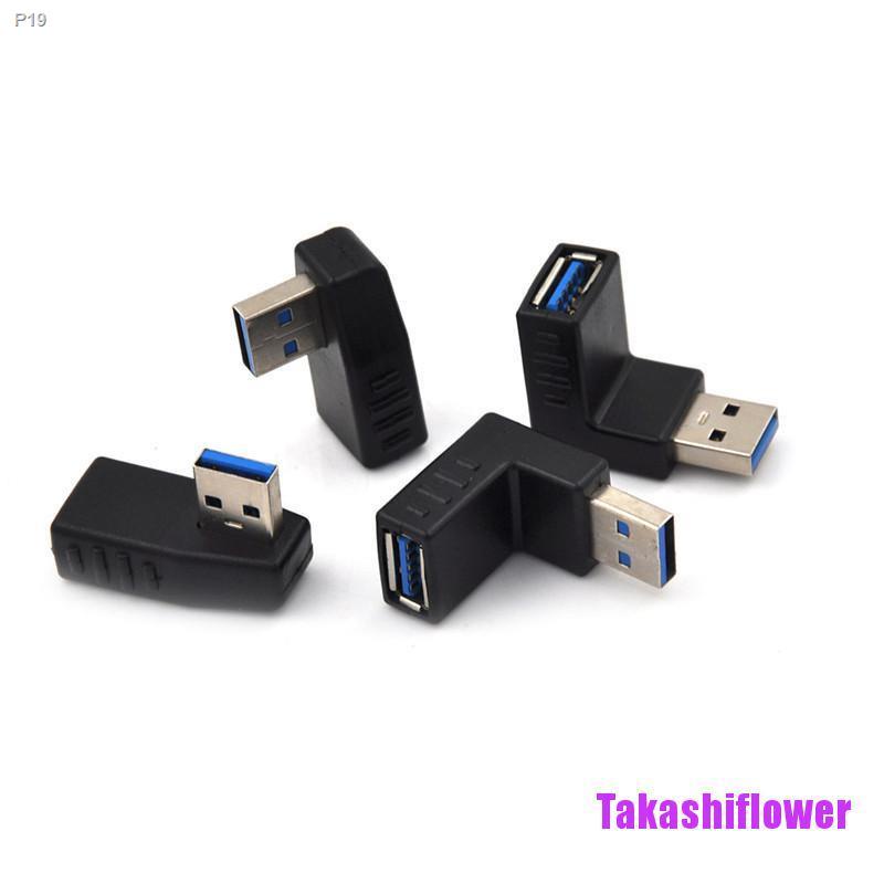 /Takashiflower/ USB 3.0 Male to Female Angled Adaptor L Shaped ...
