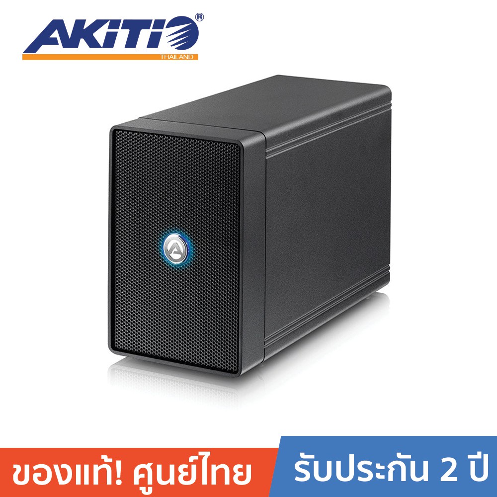 AKITIO NT2 U3.1 USB3.1 gen 2 10Gbps กล่องอ่านฮาร์ดดิสก์แบบ RAID 2 HDD NT2-U3.1 | Shopee Thailand