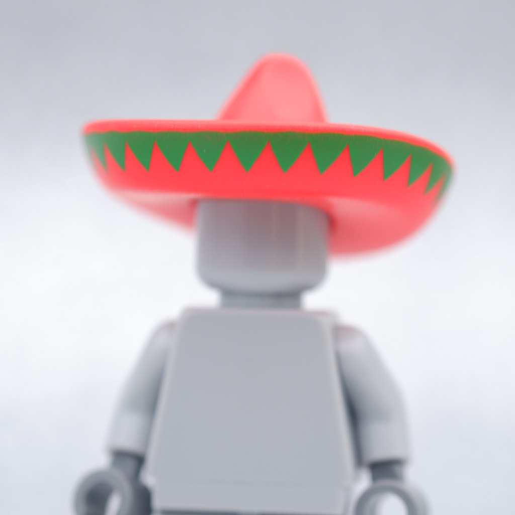 LEGO Mexican Sombrero Hat - Red HEADGEAR - LEGO® Minifigures Authentic ...