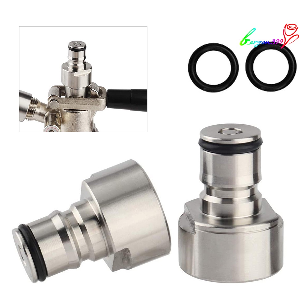 【AG】2Pcs Stainless Steel 45054 NPT Thread Ball Lock Keg Coupler ...