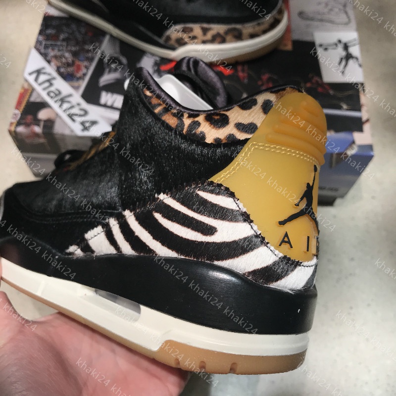 ข้อเสนอพิเศษ Air Jordan 3 AJ3 Zoo Leopard Print Tiger Zebra Stitching ...