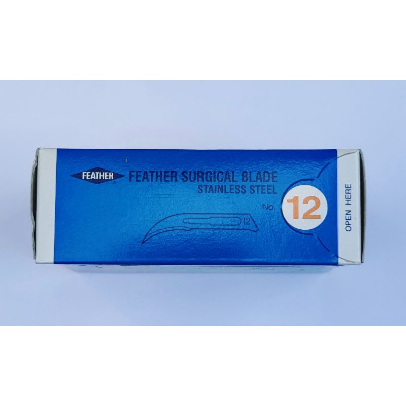 ใบมีดstainless steel feather surgical blade of japanมี5เบอร์ให้เลือก ...