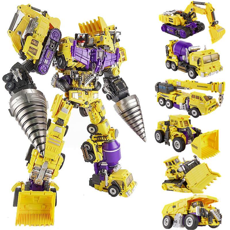 JINBAO 6 IN 1 NEW 50cm Devastator Transformation Toys Cool Oversize ...