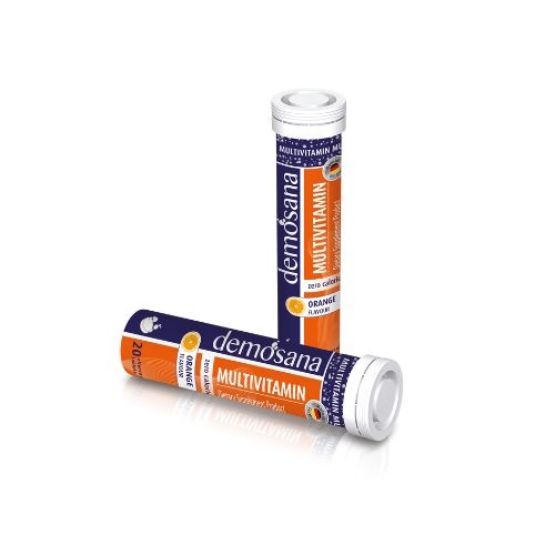 DEMOSANA MULTIVITAMIN 20'S ดีโมซานา วิตามินรวม เม็ดฟู่ 1 หลอด บรรจุ 20 ...