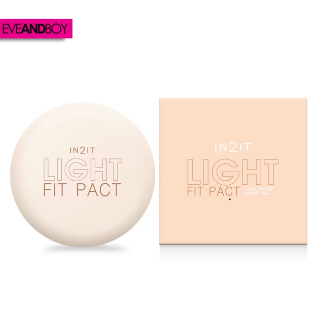 IN2IT Light Fit Pact 2-way powder SPF25 PA+++ | Shopee Thailand