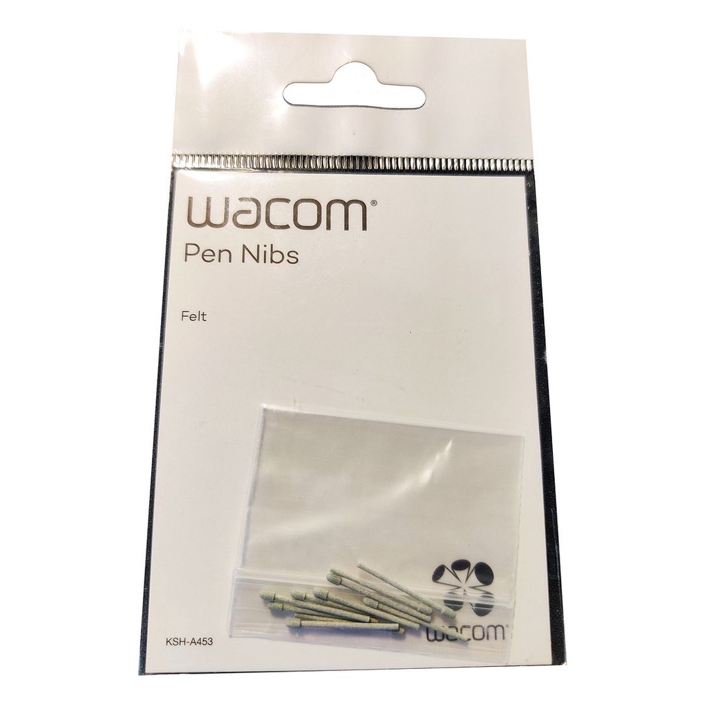 Wacom ACK-22213 Replacement Nibs (Felt, 10-Pack) for Wacom Pro Pen 2 ...
