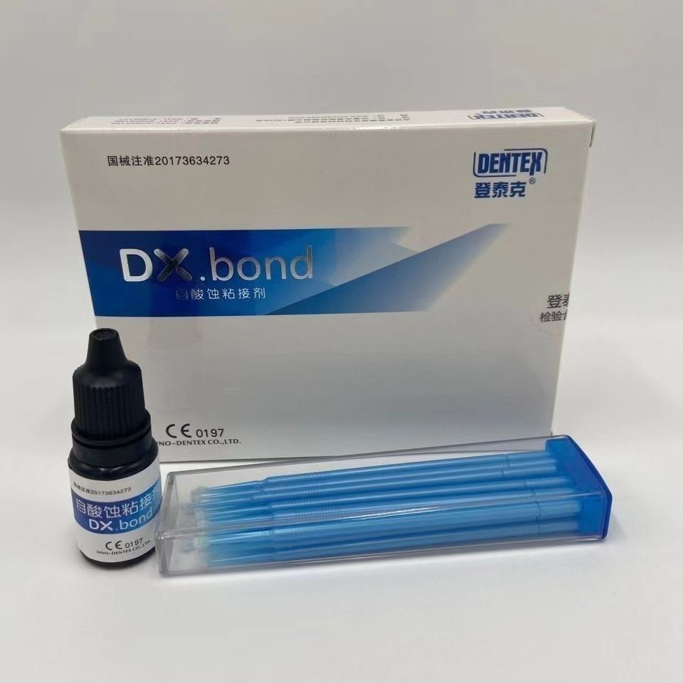 【Ready stock】3ml/bottle Dentex Dental Materials Light Curing Resin Binder Self Etching Adhesive ...
