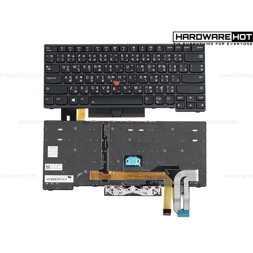 KEYBOARD LENOVO THINKPAD L380 E480 E490 T480S T490 TH-EN (KEYBOARD ...