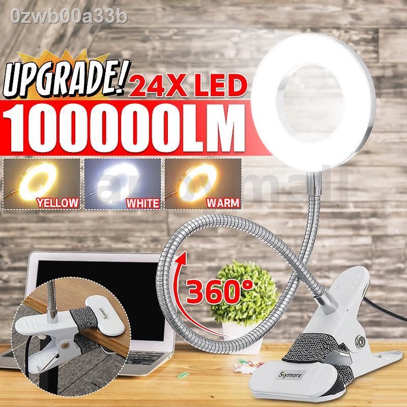 3Mode Clip-On LED Desk Lamp USB Study Reading Table Night Light USB ...