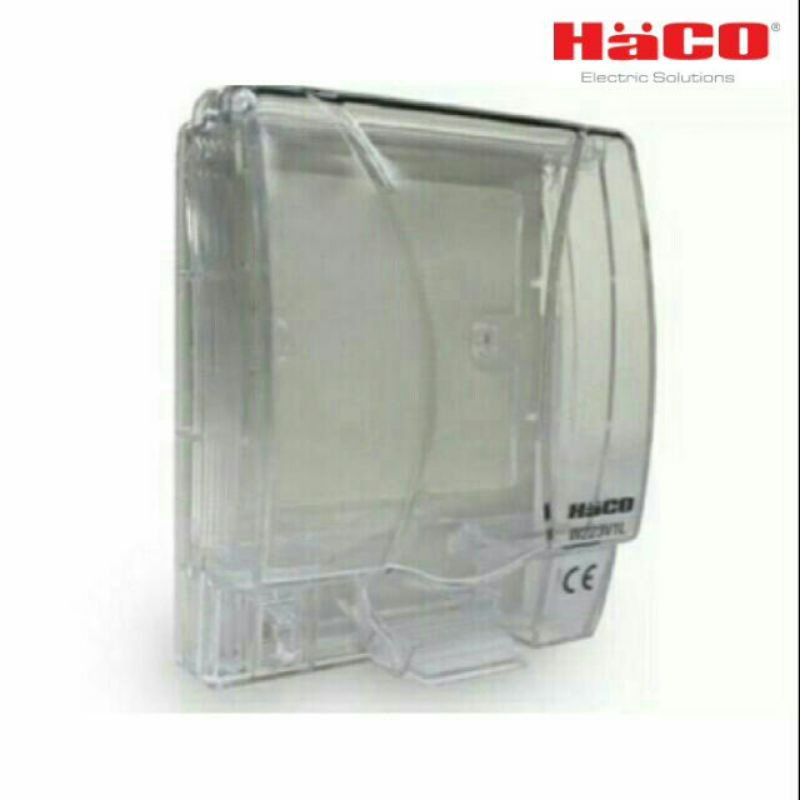 Haco ชุดฝาครอบกันน้ำแบบใส IP55 มีที่ล็อคกุญแจ รุ่น W223V1L สำหรับสวิตซ์และเต้ารับแบบลอย สำหรับ ...