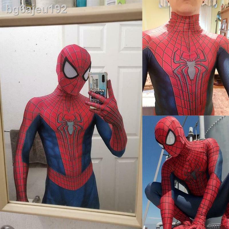 Costume Spider-Man Zentai Amazing The Halloween Adult Suit Spiderman ...