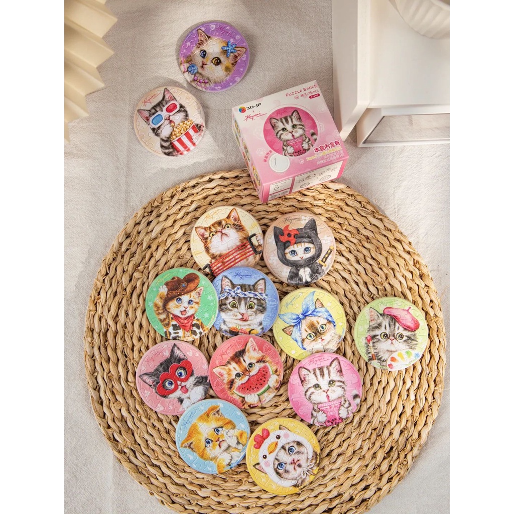 [สินค้าพรีออเดอร์] 3d-jp (Pintoo) จิ๊กซอว์พลาสติก เข็มกลัด jigsaw puzzle จิ๊กซอว์นำเข้า 16 ชิ้น ...