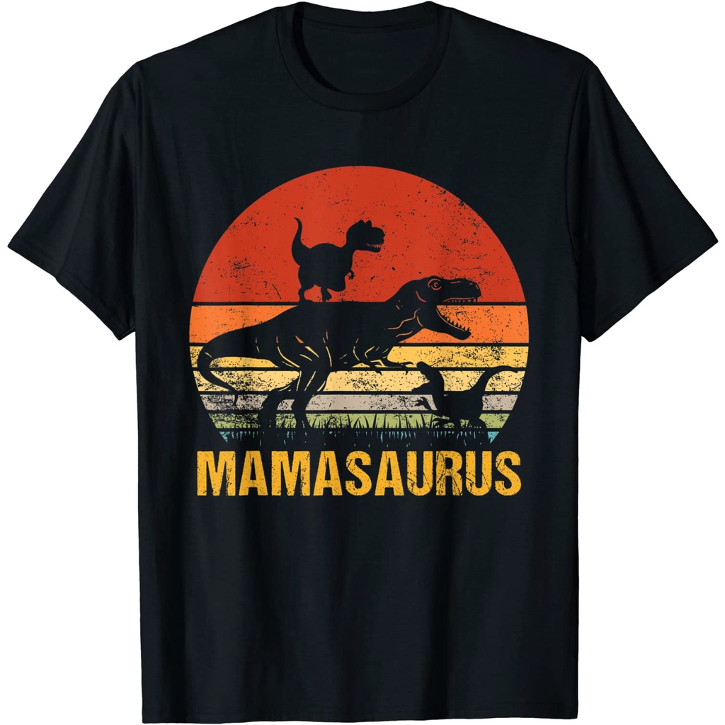 เสื้อยืดครอบครัว Mamasaurus Rex Vintage Mama Saurus T Rex Dinosaur ...