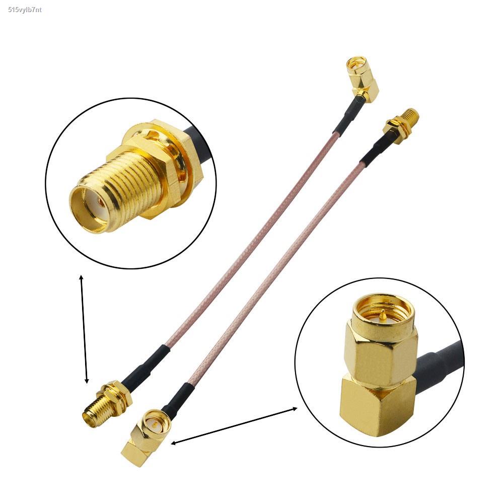 SMA Male to SMA Female RF Coaxial Cable Antenna Extender Cable Adapter ...