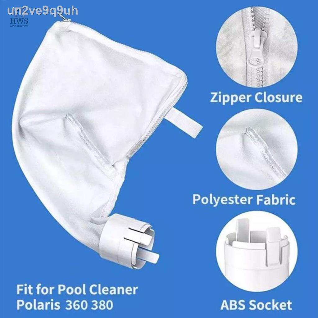 2 Pcs Swimming Pool Filter Bags Effective Picking up Debris Bags ...